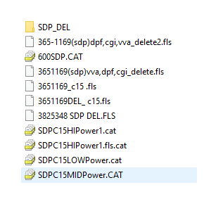 CATERPILLAR DPF , EGR Delete files